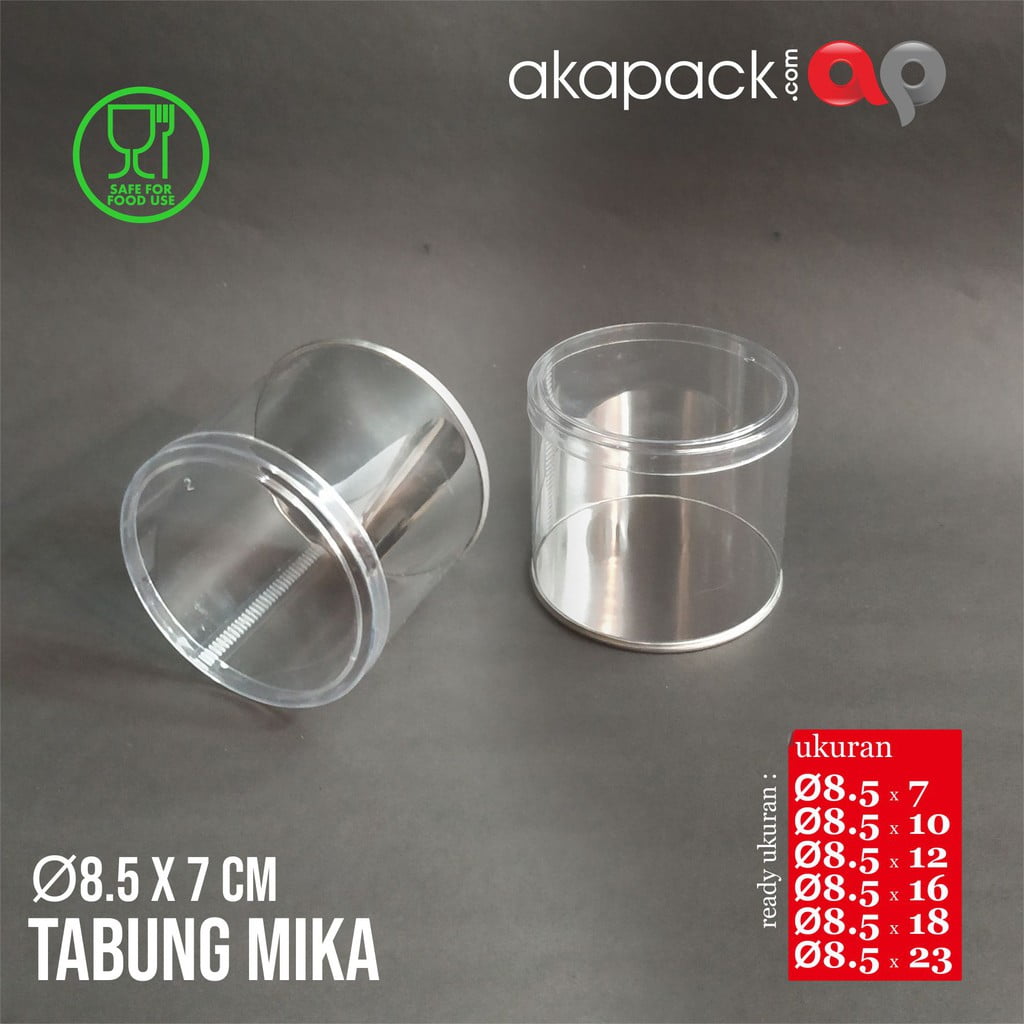 Tabung Mika 8,5 x 7cm - Akapack
