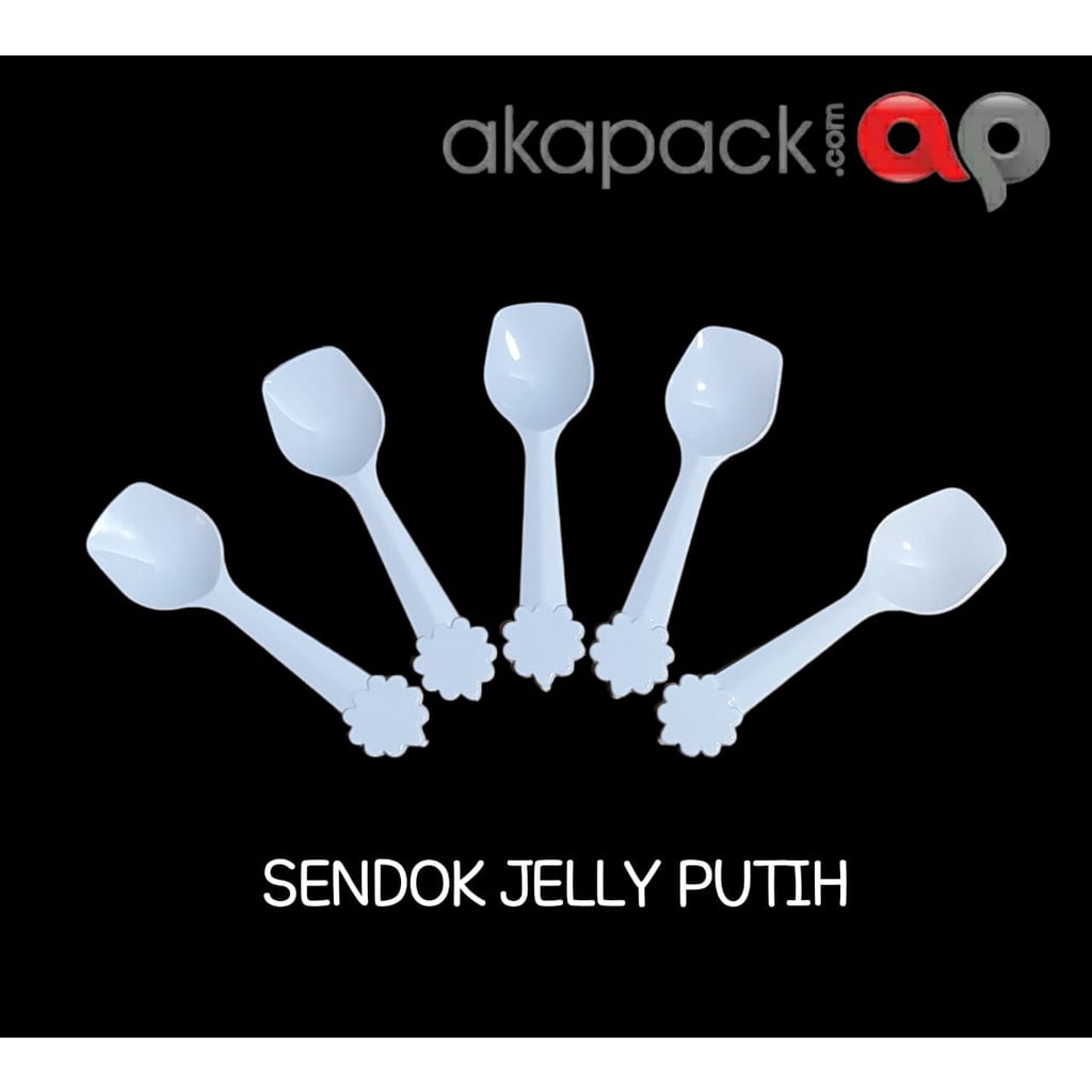 Sendok Jelly Putih Susu Tiptop - Akapack