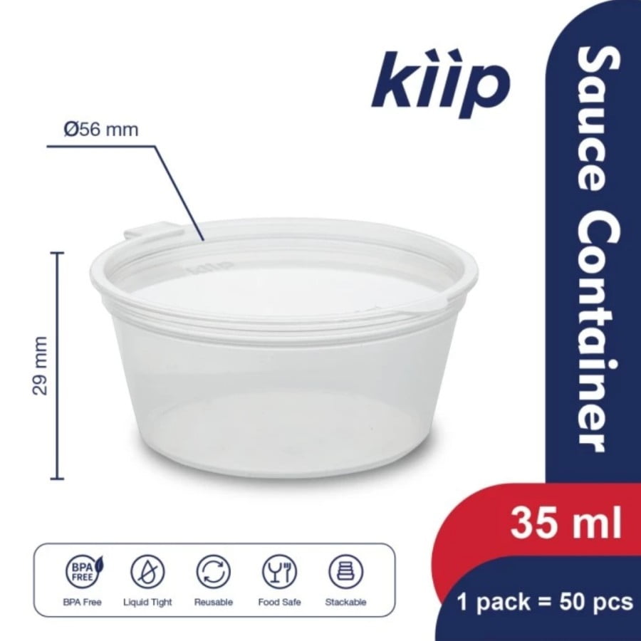Cup Sauce kiip Container 35ml - Akapack