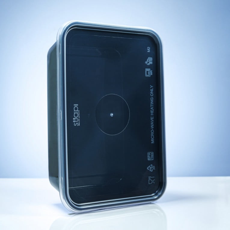 Suapi Container 750ml Hitam - Akapack