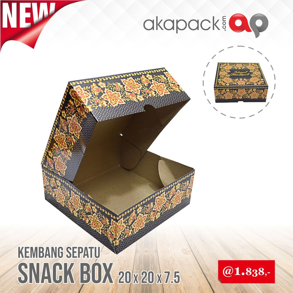 Nasi Box Kembang Sepatu 20x20 - Akapack