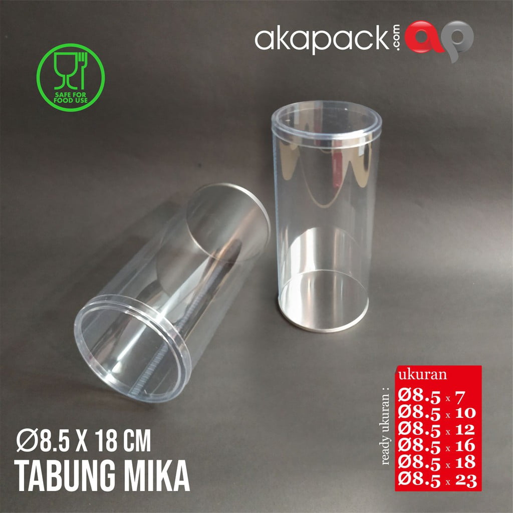 Tabung Mika 8,5 x 18cm - Akapack