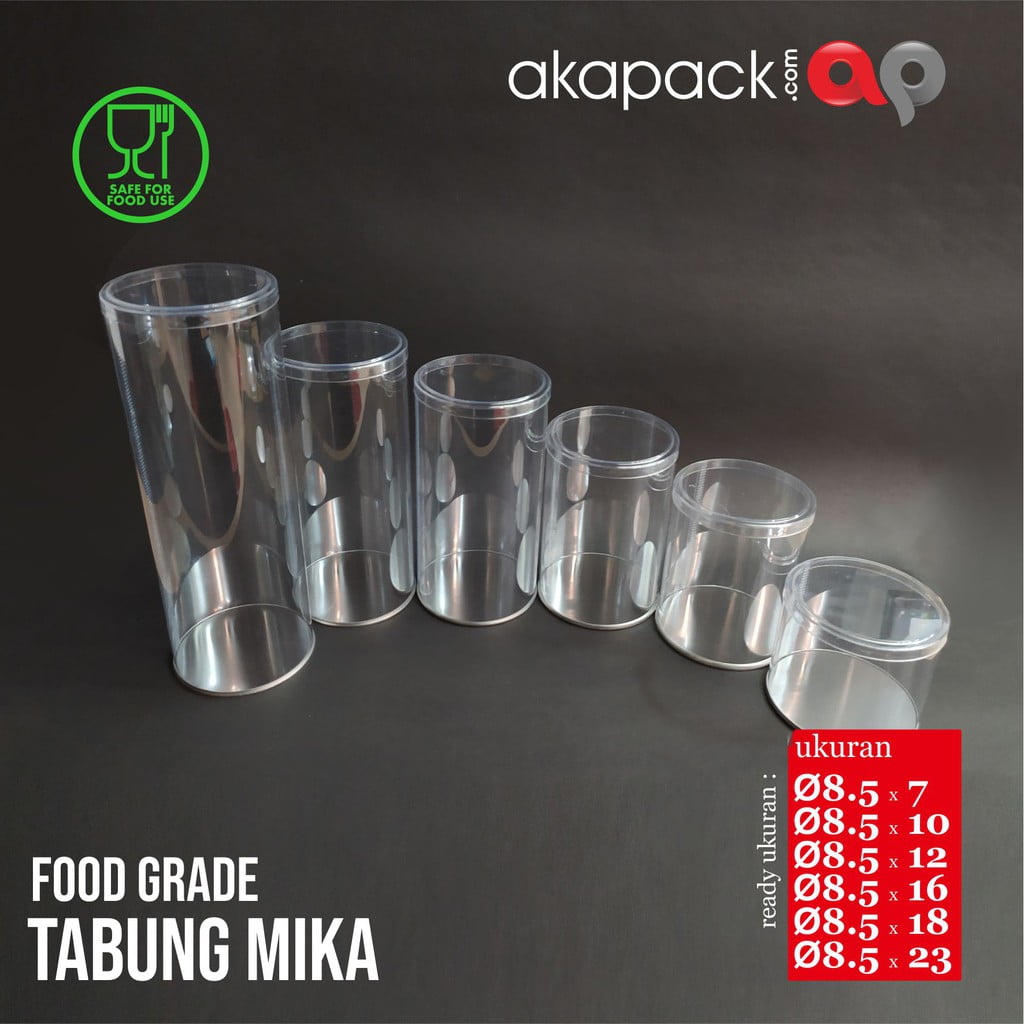 Tabung Mika 8,5 x 14cm - Akapack