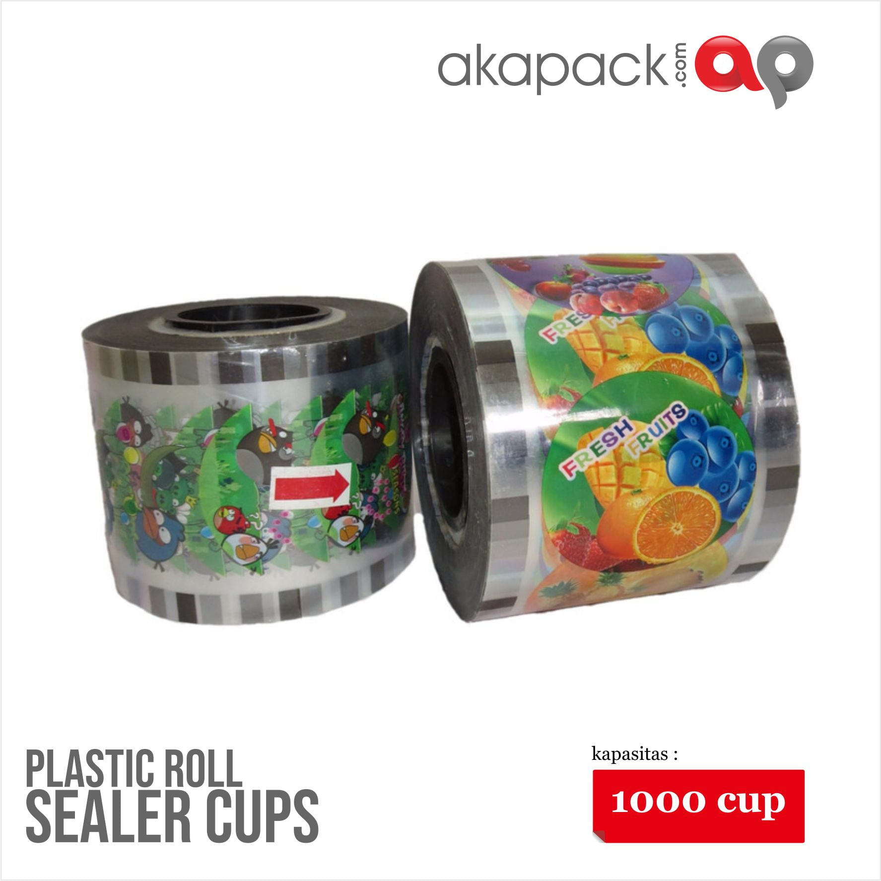 Plastik Roll Cup Sealer Bergambar - Akapack