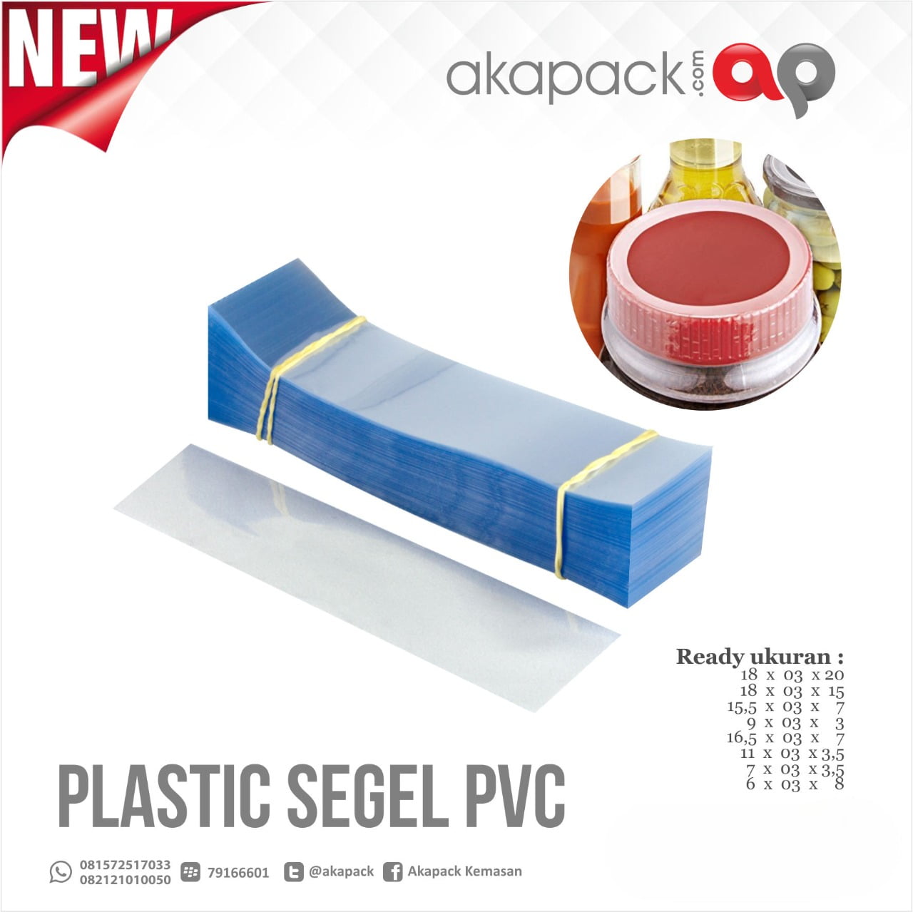 Plastik Segel Shrinking / PVC - Plastik Penyegel - Akapack