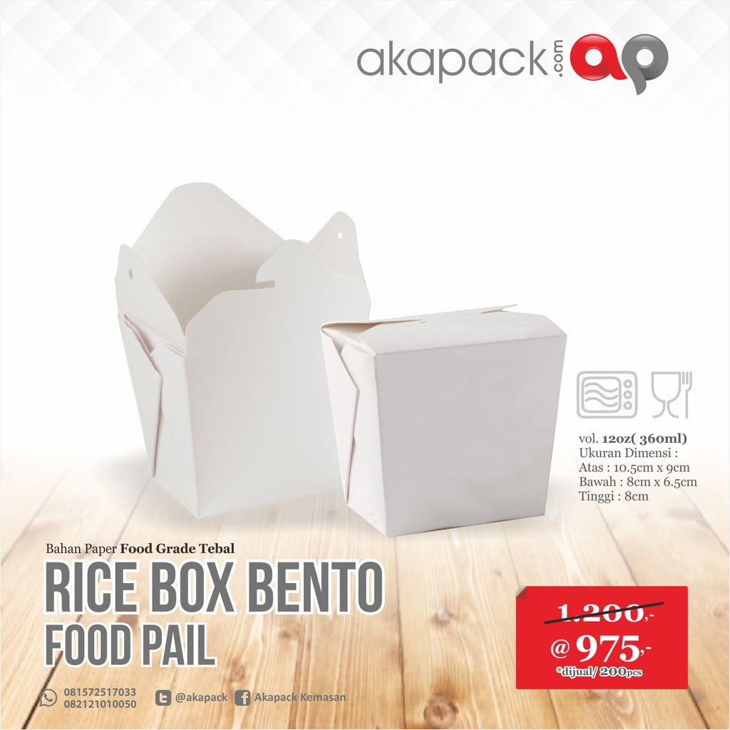 PAPER BOX KFC / RICE BOX - Akapack