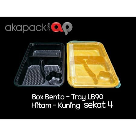 Tray Bento LB 90 Kuning - Akapack