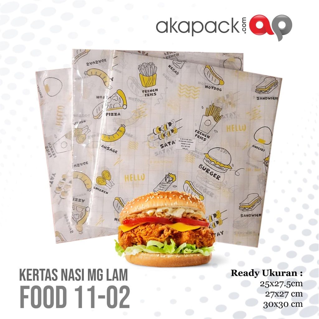 Kertas Nasi MG Food 11-02 25x27 - Akapack