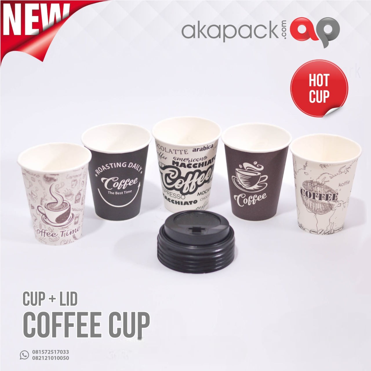 Hot Cup / Papper Cup 8oz Gambar - Akapack