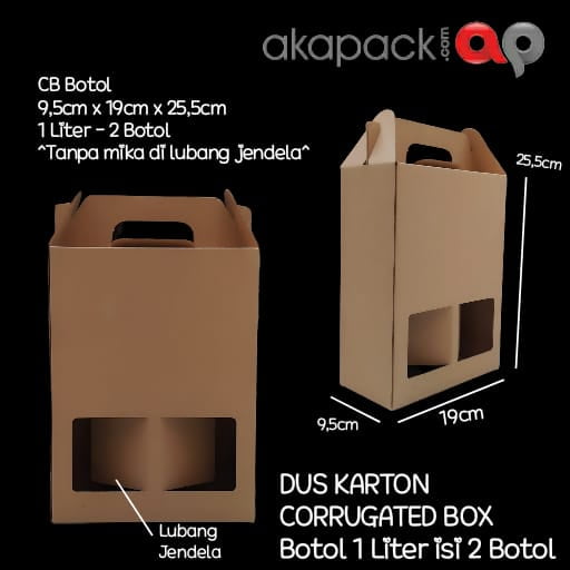 DUS KARTON CB BOTOL 1 L ISI 2 - Akapack