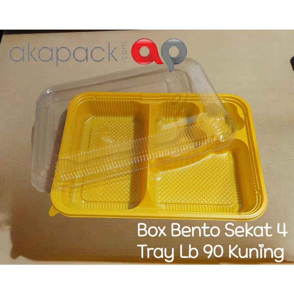 Tray Bento LB 90 Kuning - Akapack