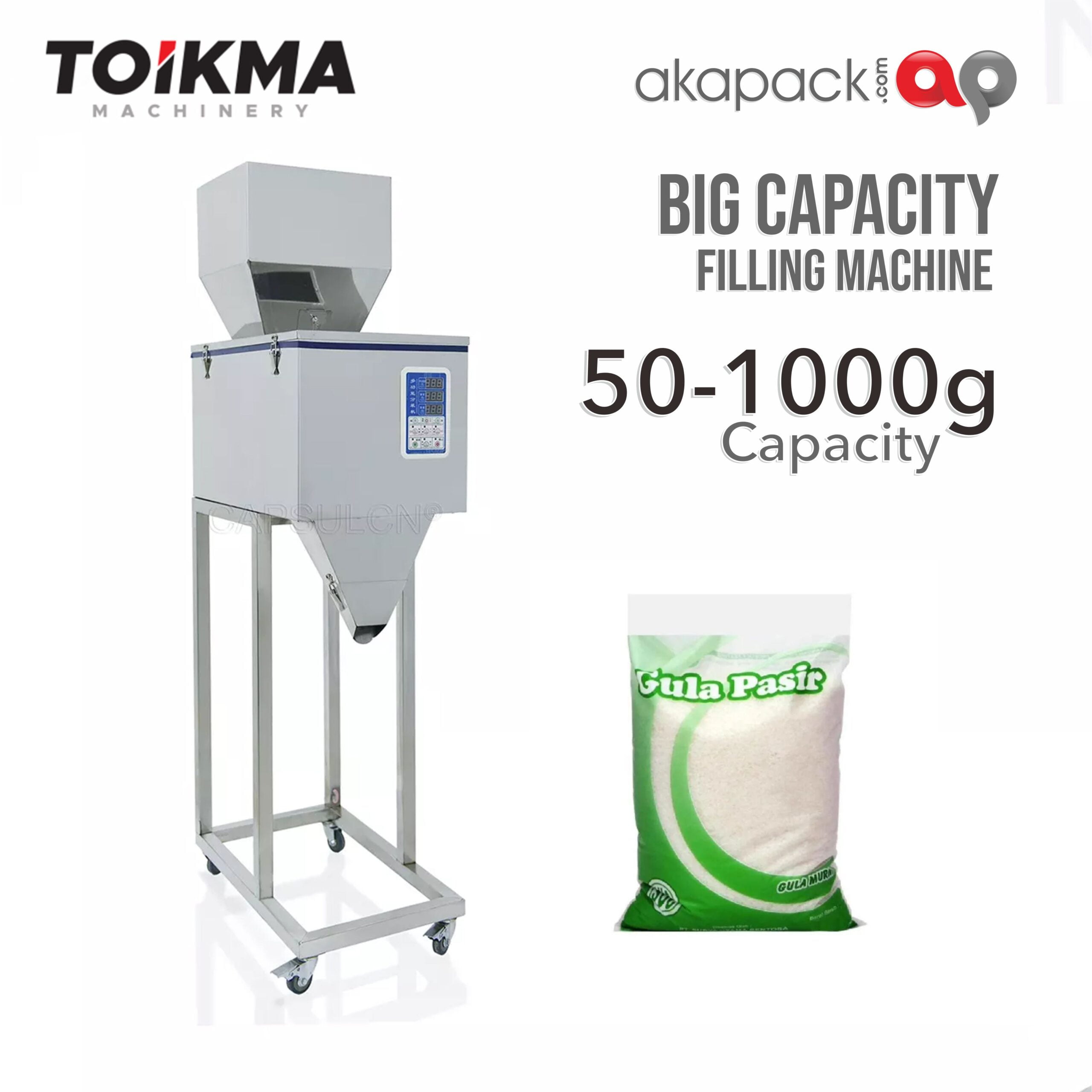 Mesin Filling Machine 1000g "TOIKMA" - Akapack