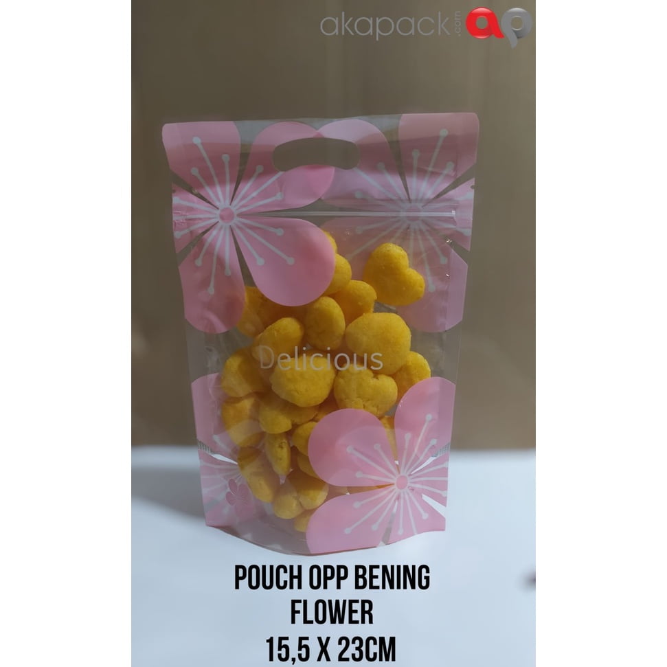 POUCH OPP 15,5x23+3,5 Flower - Akapack