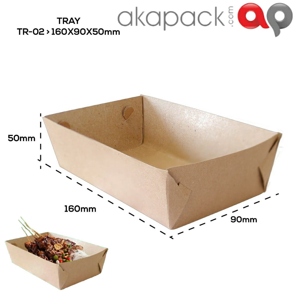 TR 002 K02 Open Tray 16x9x5CM - Akapack